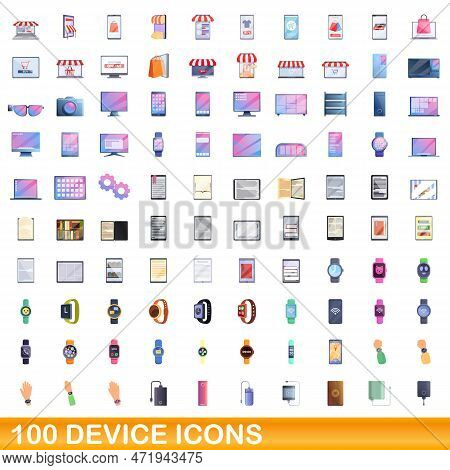 100 Device Icons Set. Image & Photo (Free Trial) | Bigstock