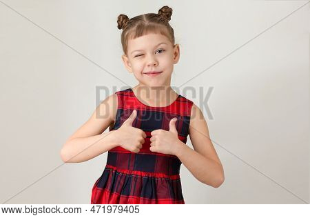 Cute Winking Child Image & Photo (Free Trial) | Bigstock