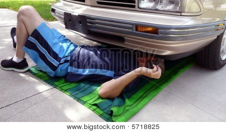 Man Under Car Image & Photo (Free Trial) | Bigstock