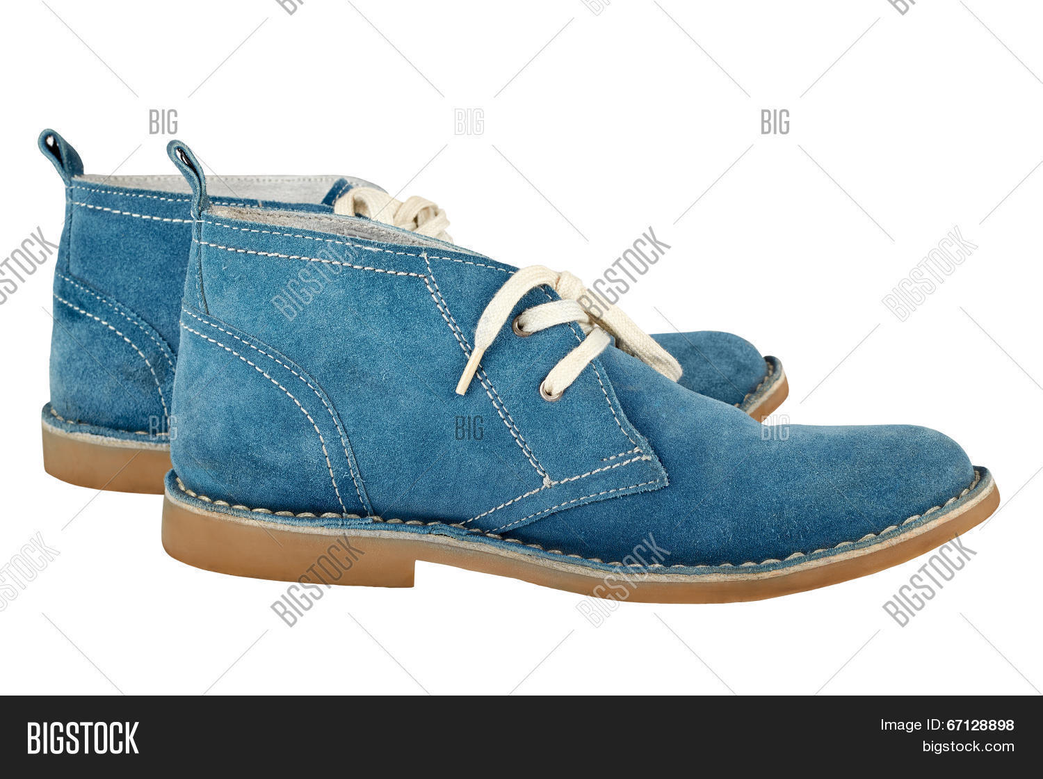 Pair Blue Suede Shoes Image & Photo (Free Trial) | Bigstock