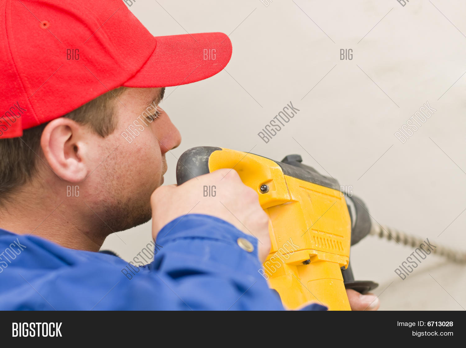 Handyman Big Drill Image & Photo (Free Trial) | Bigstock