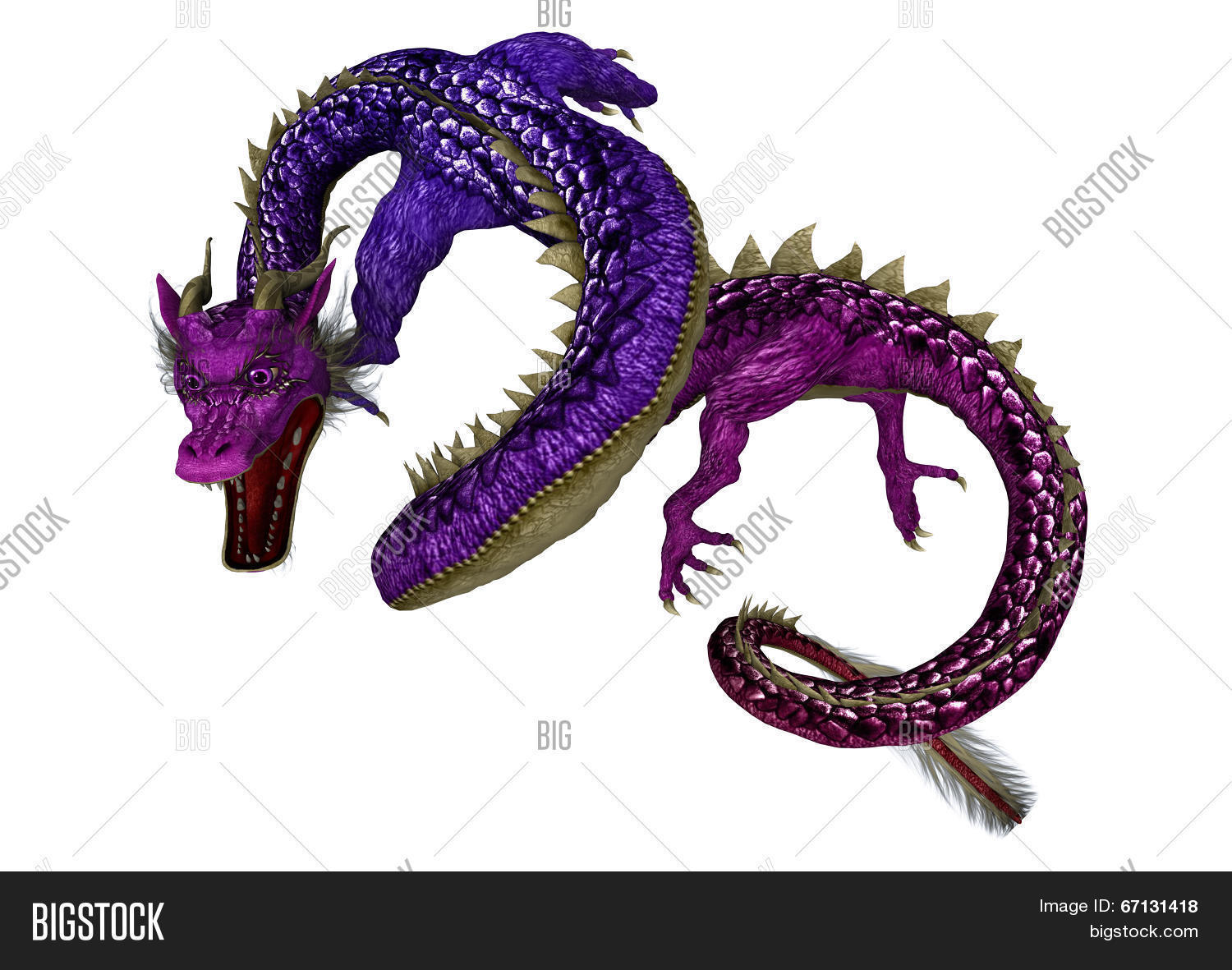 Purple Dragon Image & Photo (Free Trial) | Bigstock