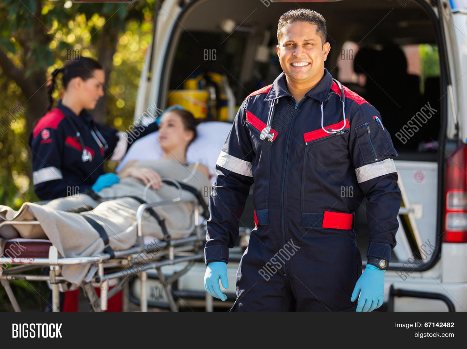 Handsome Paramedic Image & Photo (Free Trial) | Bigstock