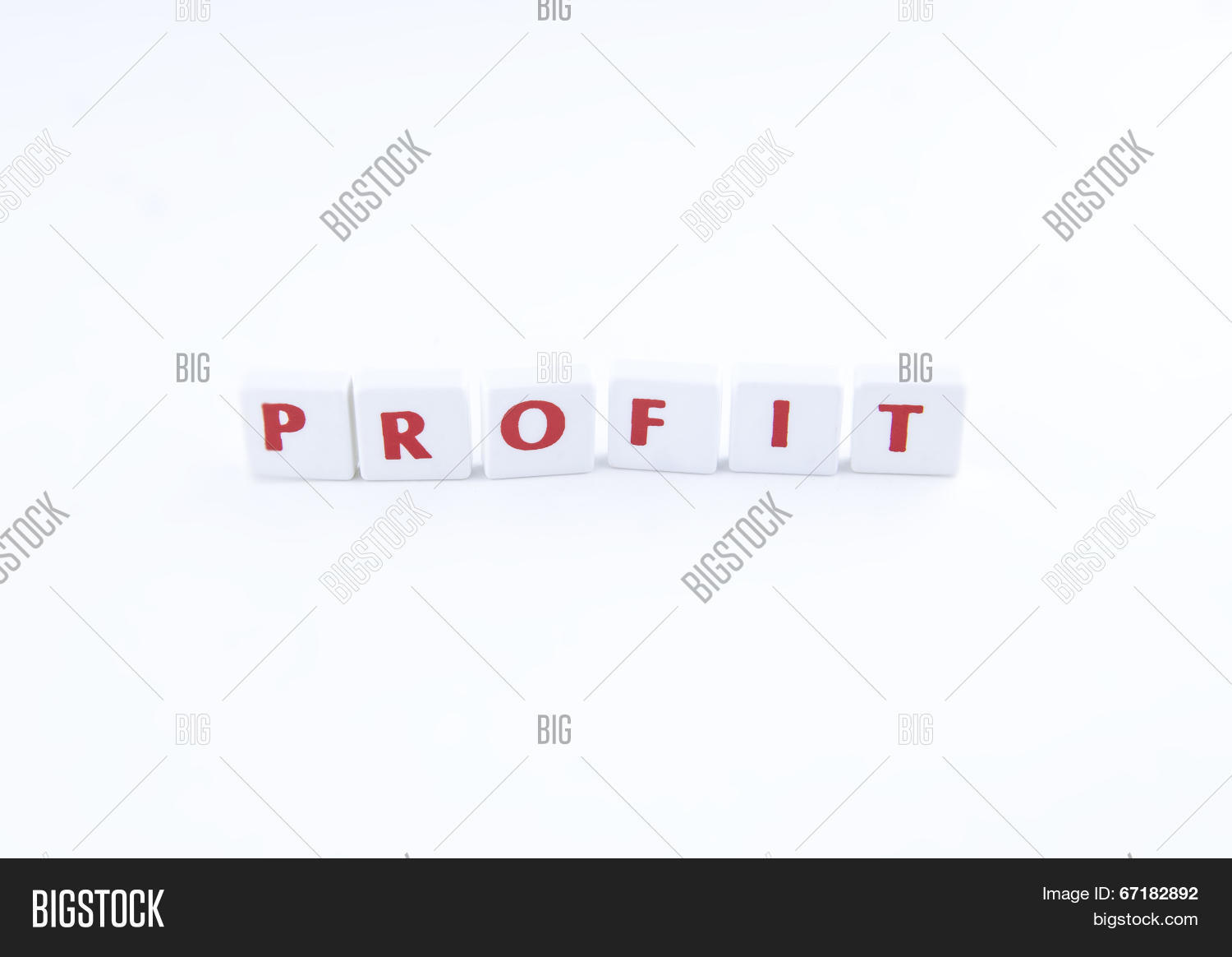 Word Profit On White Image & Photo (Free Trial) | Bigstock