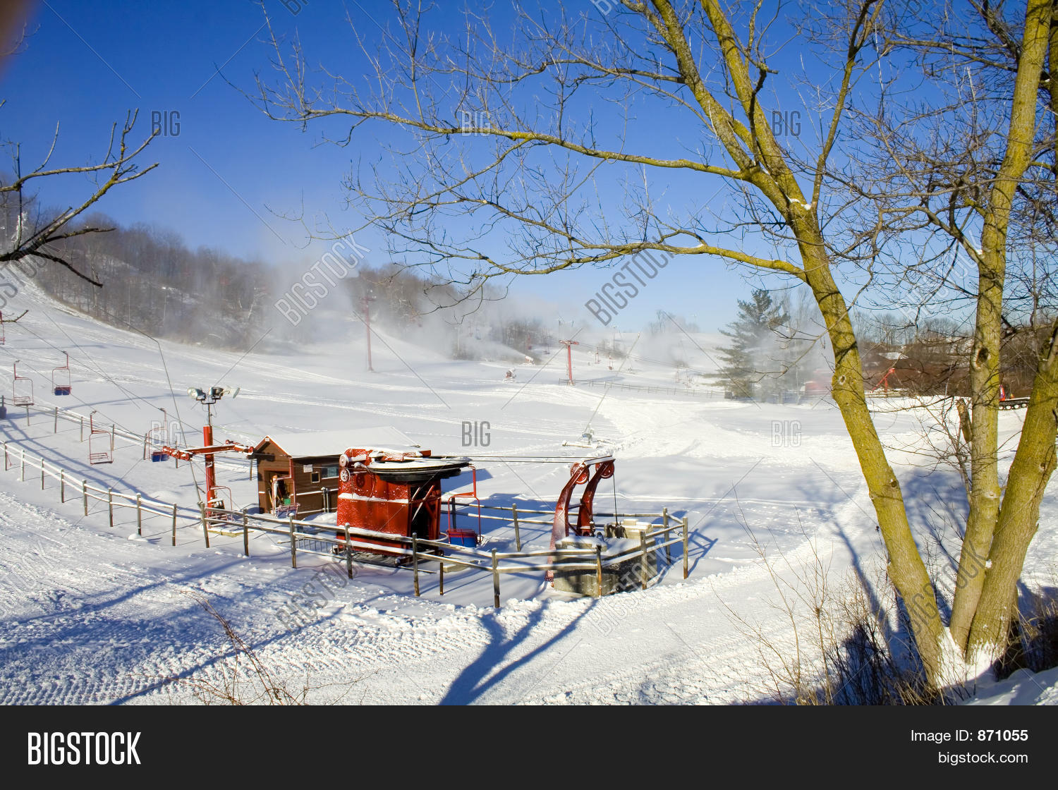 Snow Machine Action Image & Photo (Free Trial) | Bigstock