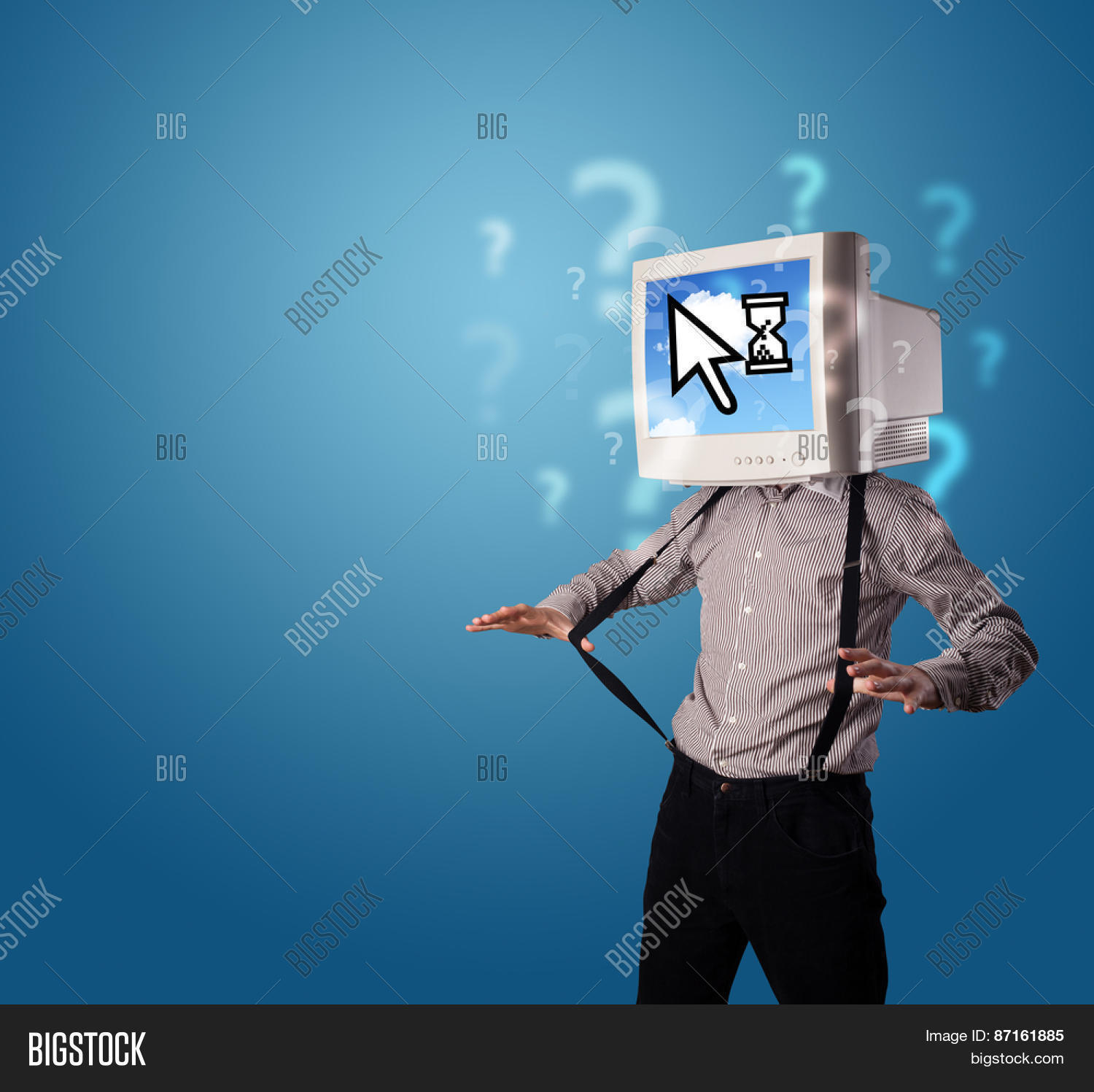 Person Monitor Head Image & Photo (Free Trial) | Bigstock