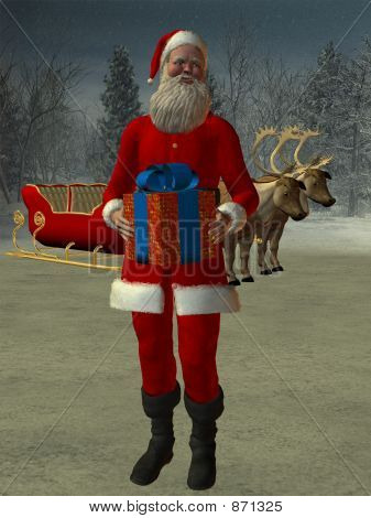 Santa Sled Image & Photo (Free Trial) | Bigstock