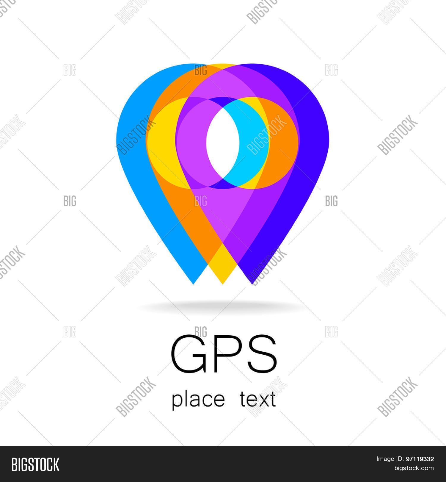GPS - Sign Location. Vector & Photo (Free Trial) | Bigstock