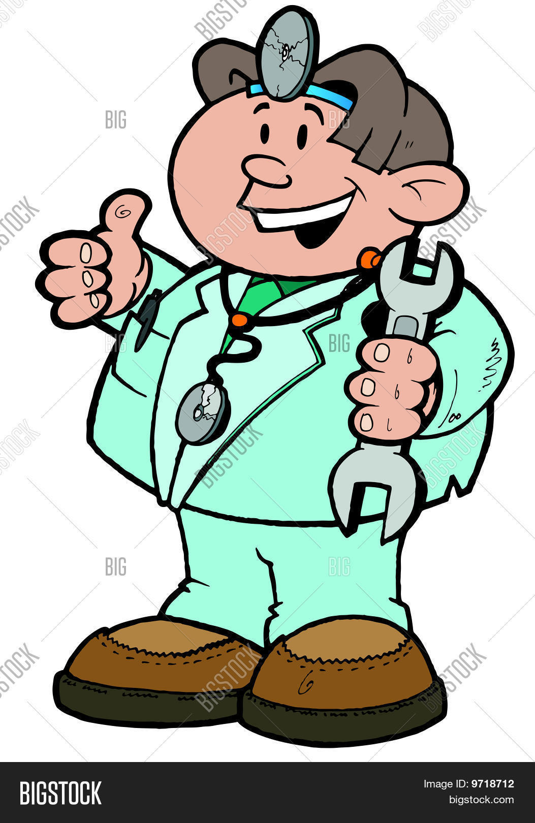 Auto Car Doctor Vector & Photo (Free Trial) | Bigstock