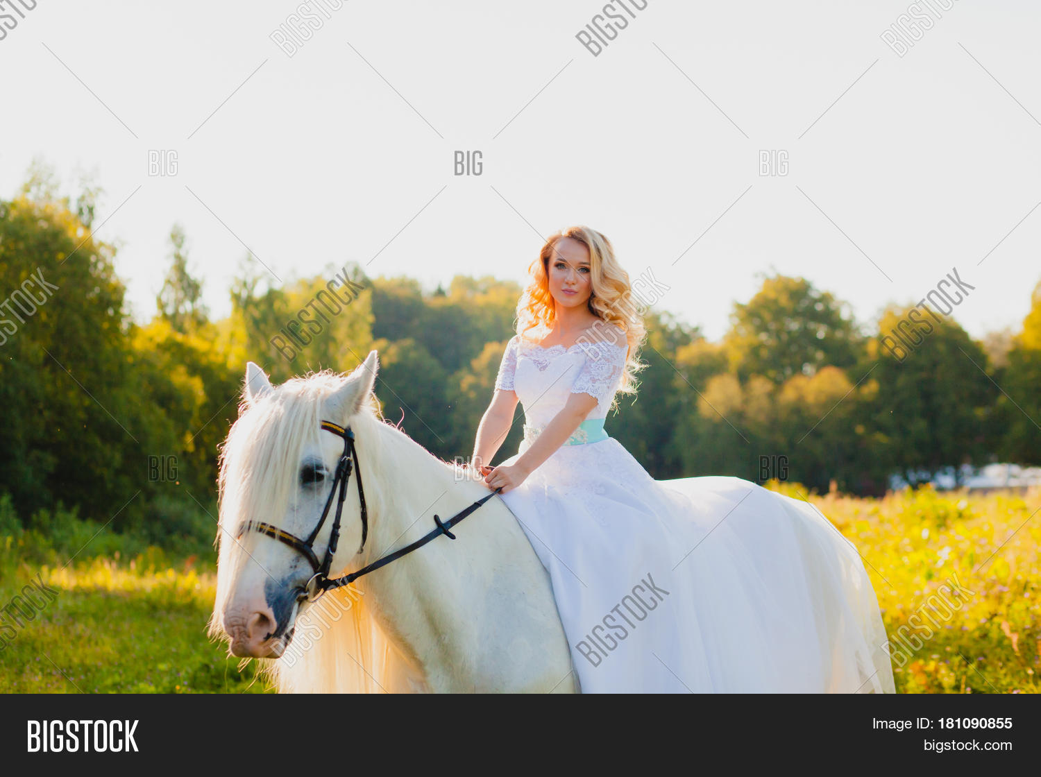 Bride Riding Horse On Image & Photo (Free Trial) | Bigstock