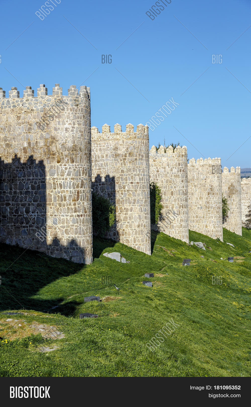 Medieval City Walls Image & Photo (Free Trial) | Bigstock