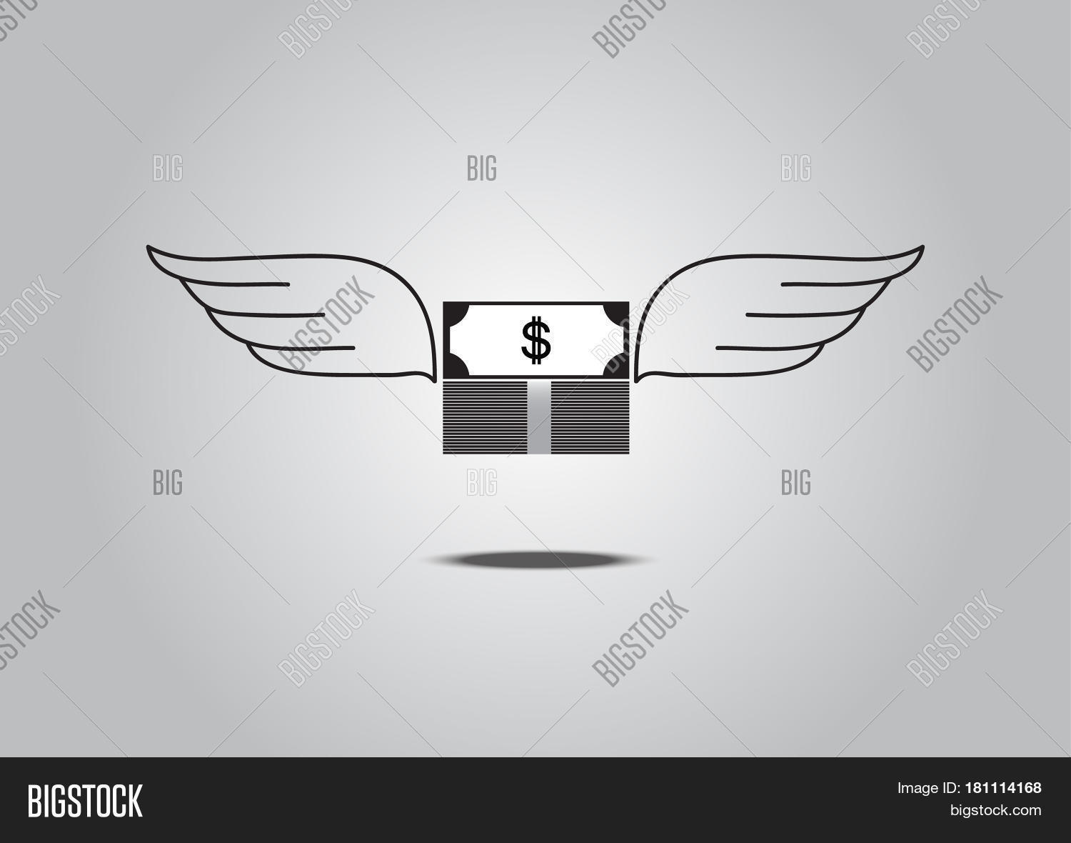 Dollar Money Wings Image & Photo (Free Trial) | Bigstock