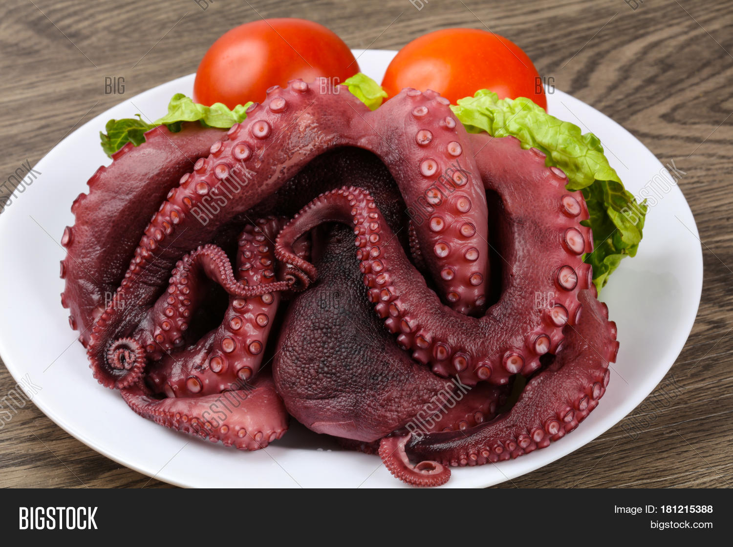 Boiled Octopus Image & Photo (Free Trial) | Bigstock