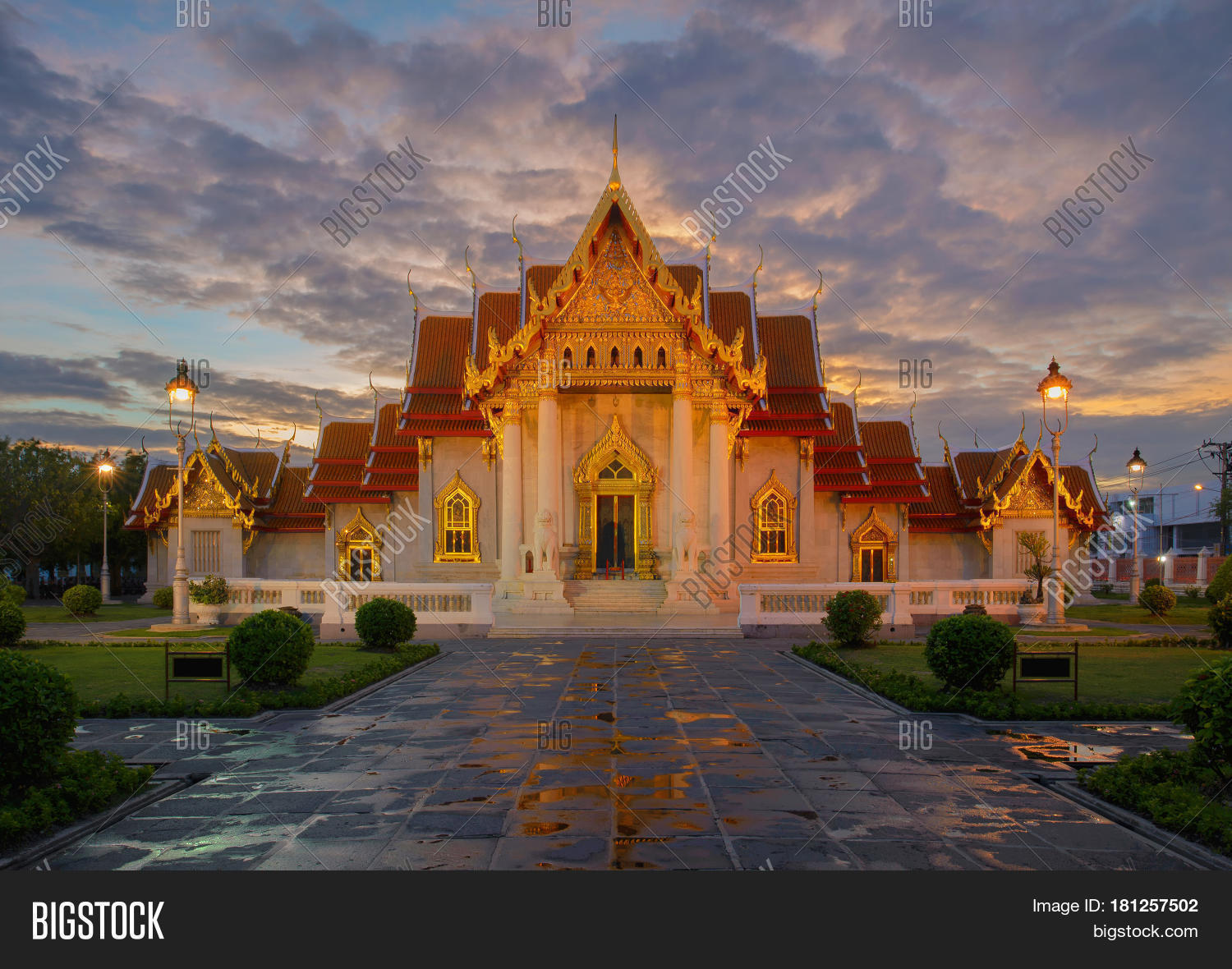 Wat Benchamabophit ( Image & Photo (Free Trial) | Bigstock