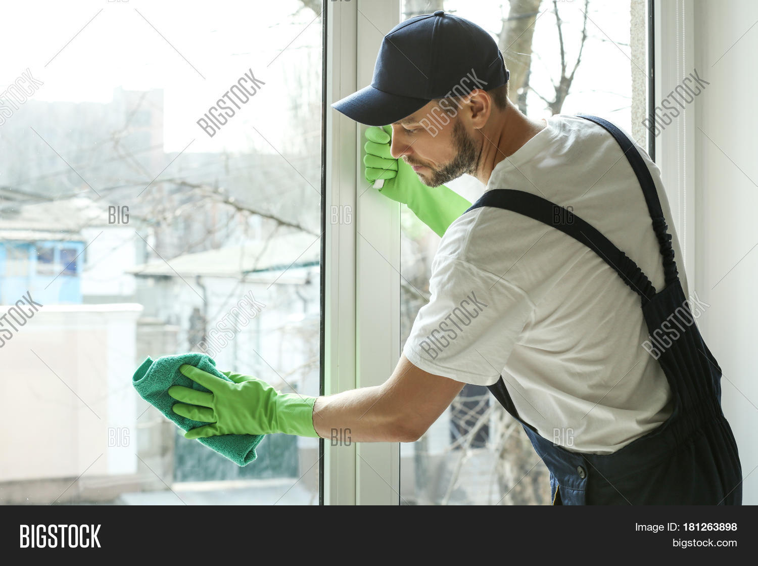 Young Man Cleaning Image & Photo (Free Trial) | Bigstock