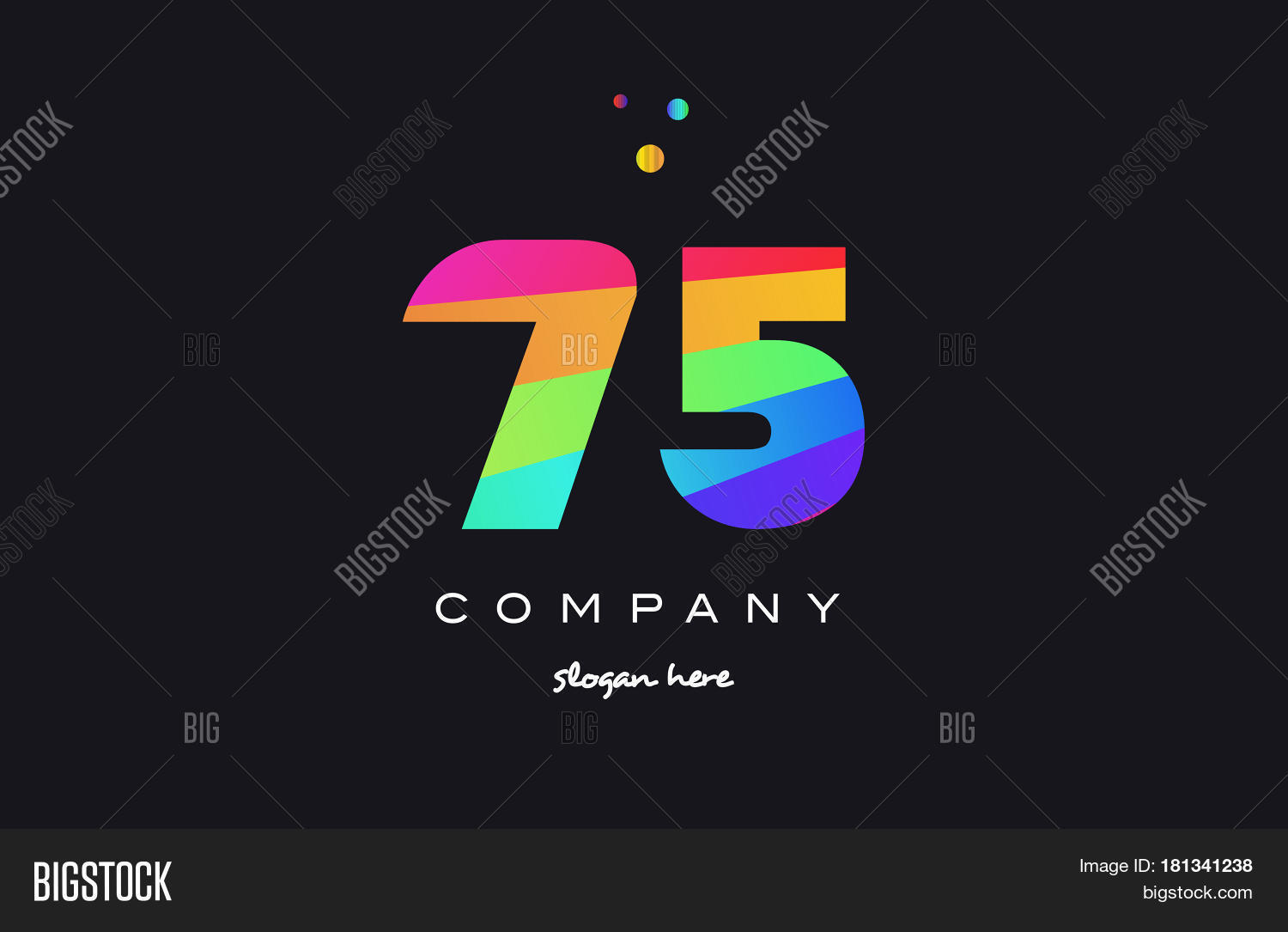 75 Seventy Five Vector & Photo (Free Trial) | Bigstock
