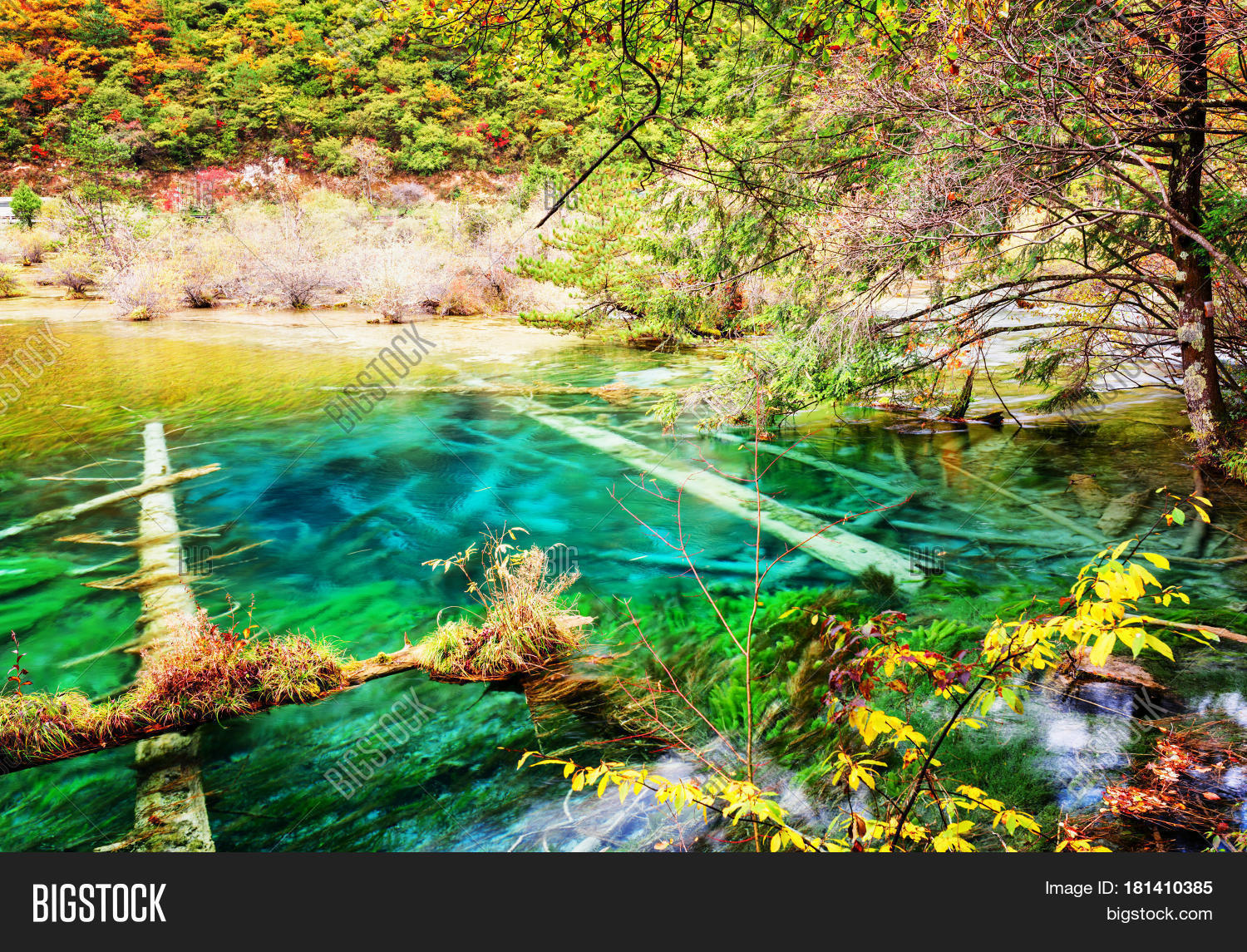 Beautiful Azure Lake Image & Photo (Free Trial) | Bigstock