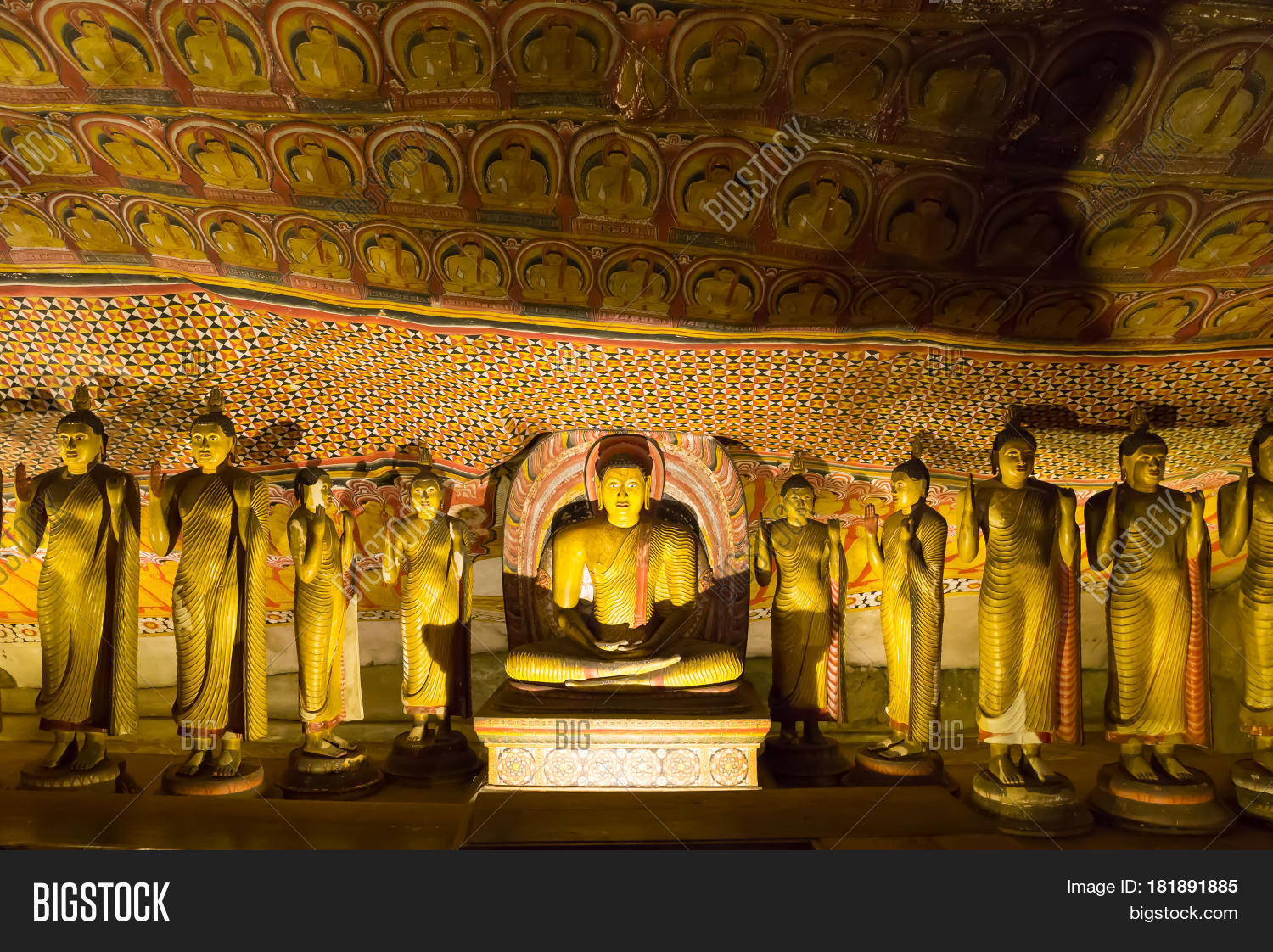 Ancient Golden Statues Image & Photo (Free Trial) | Bigstock
