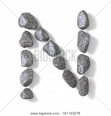 Font Made Rocks Letter Image & Photo (Free Trial) | Bigstock