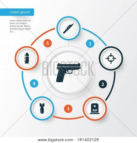 Battle Icons Set. Vector & Photo (Free Trial) | Bigstock