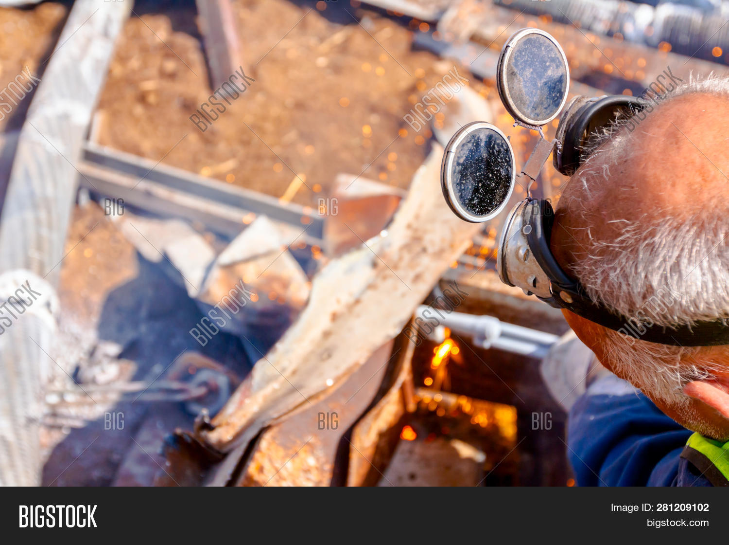 Worker Cutting Scrap Image & Photo (Free Trial) | Bigstock