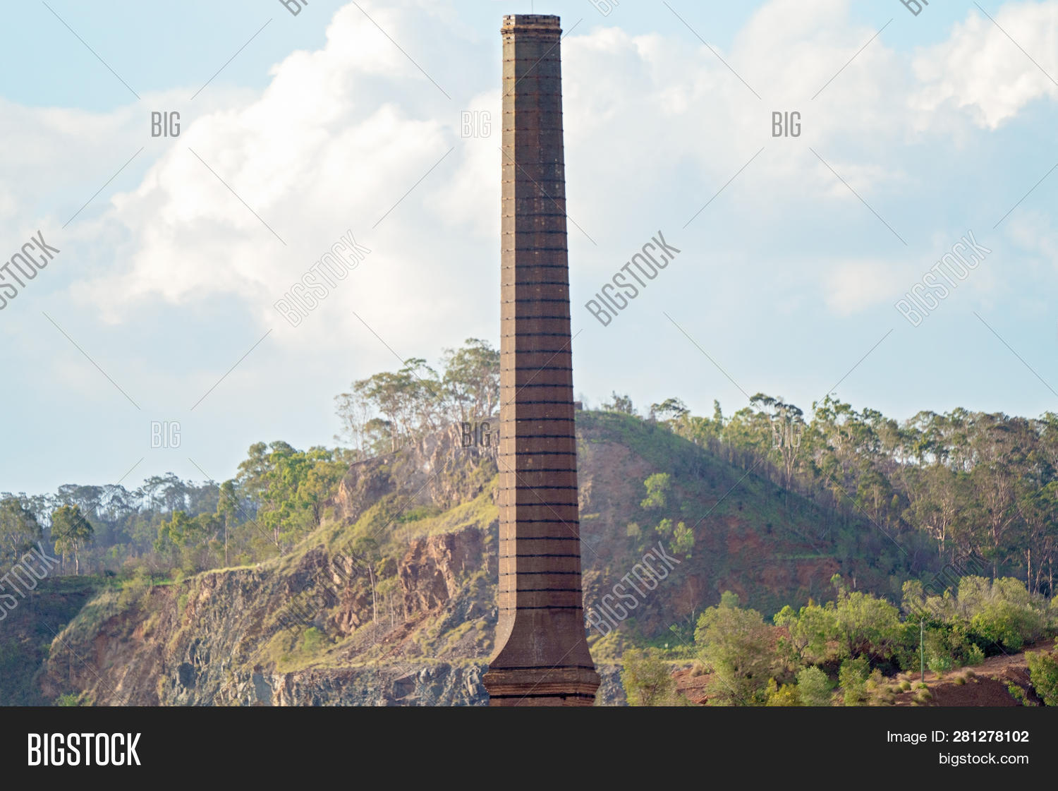 Tall Brick Chimney Image & Photo (Free Trial) | Bigstock