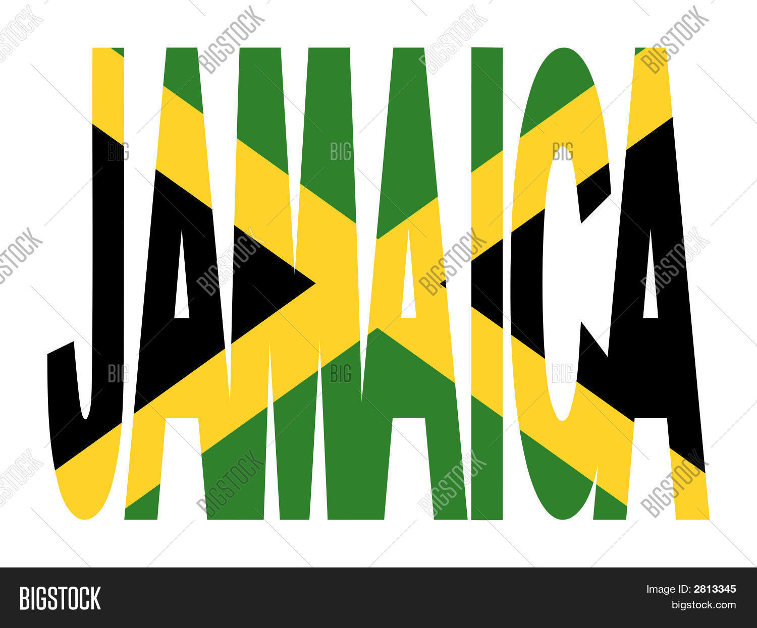 Jamaica Text Jamaican Vector & Photo (Free Trial) | Bigstock