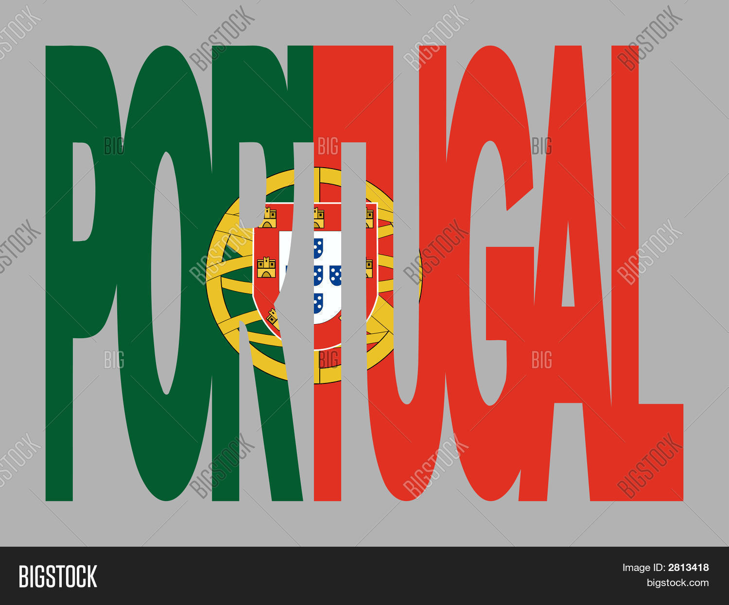 Portugal Text Vector & Photo (Free Trial) | Bigstock