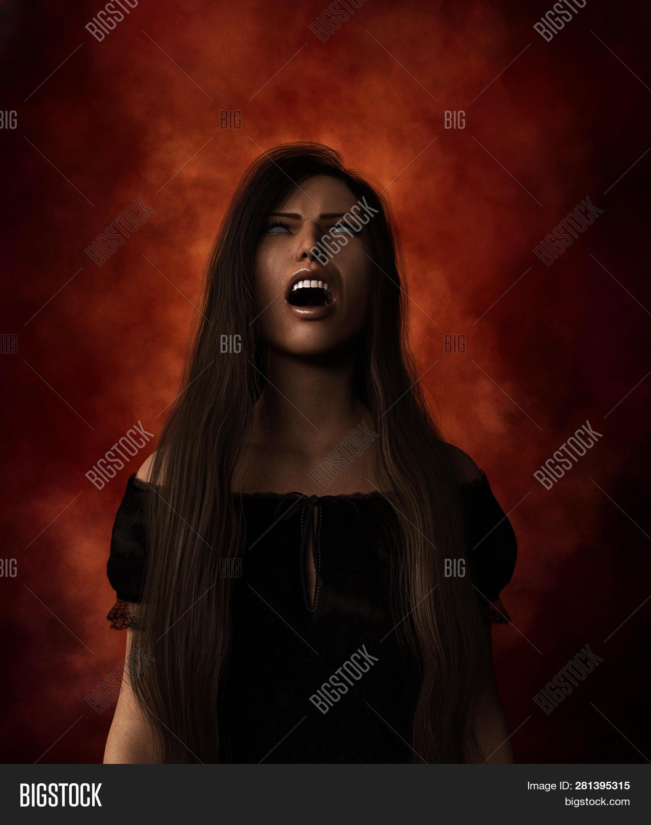 Screaming Devil, Image & Photo (Free Trial) | Bigstock