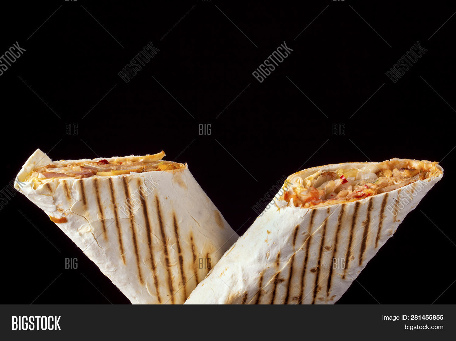 Two Shawarma Sandwich Image & Photo (Free Trial) | Bigstock