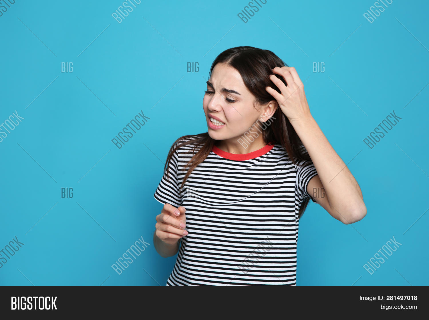 Young Woman Scratching Image & Photo (Free Trial) | Bigstock