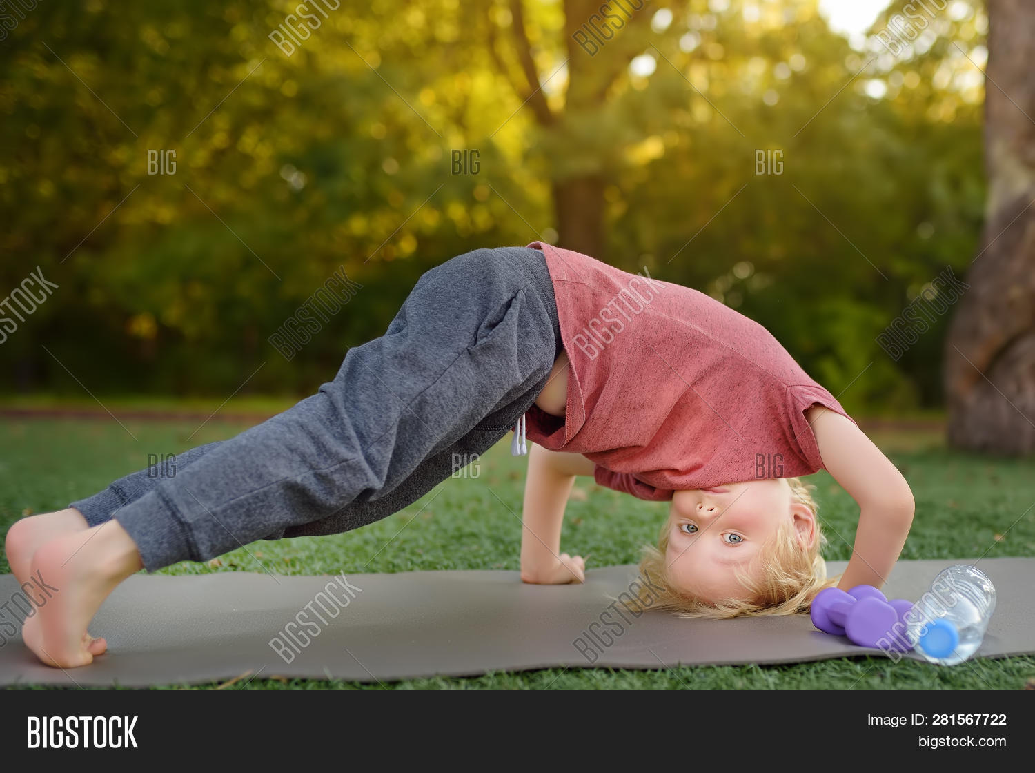 Little Boy Doing Image & Photo (Free Trial) | Bigstock
