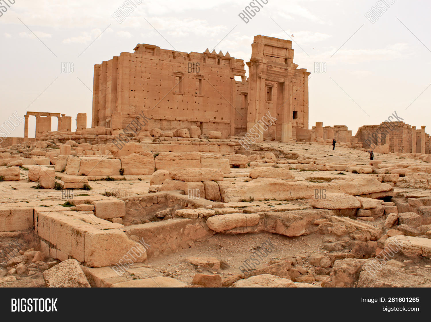 Temple Bel. Ruins Image & Photo (Free Trial) | Bigstock