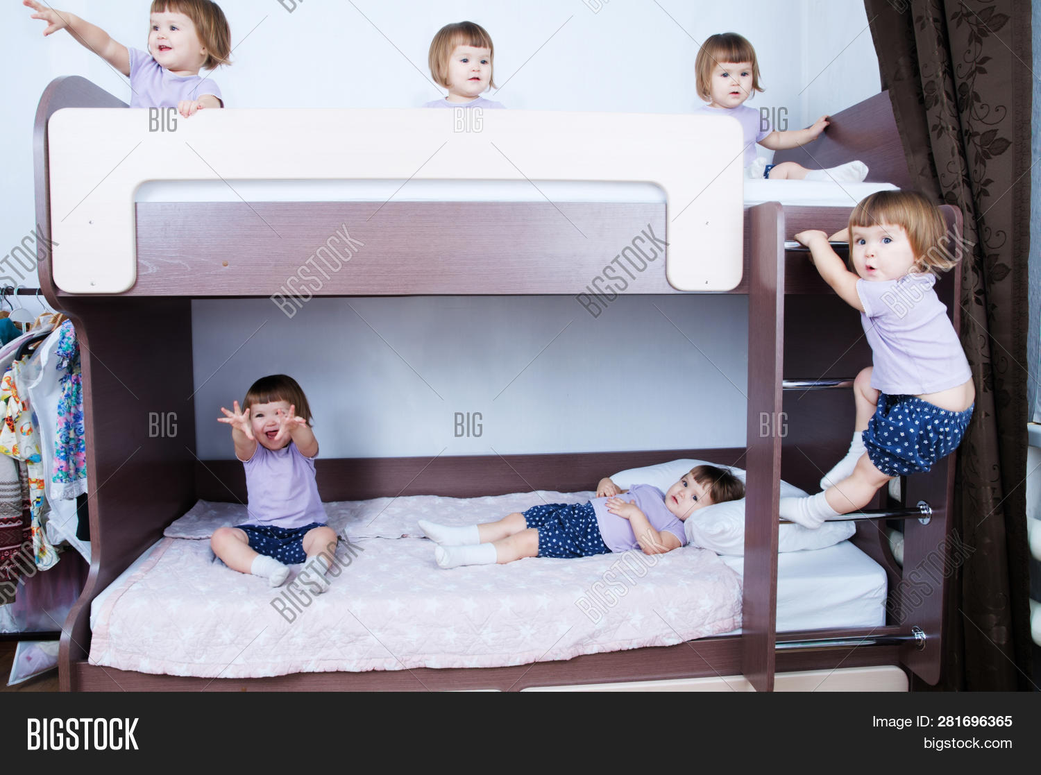Many Clone Baby Girls Image & Photo (Free Trial) | Bigstock
