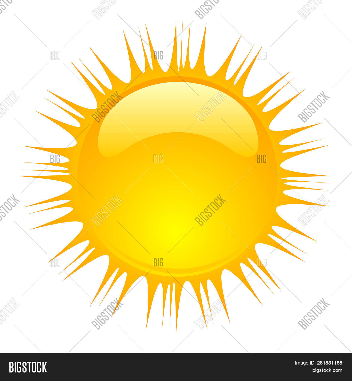 Sun Vector Isolated Image & Photo (Free Trial) | Bigstock