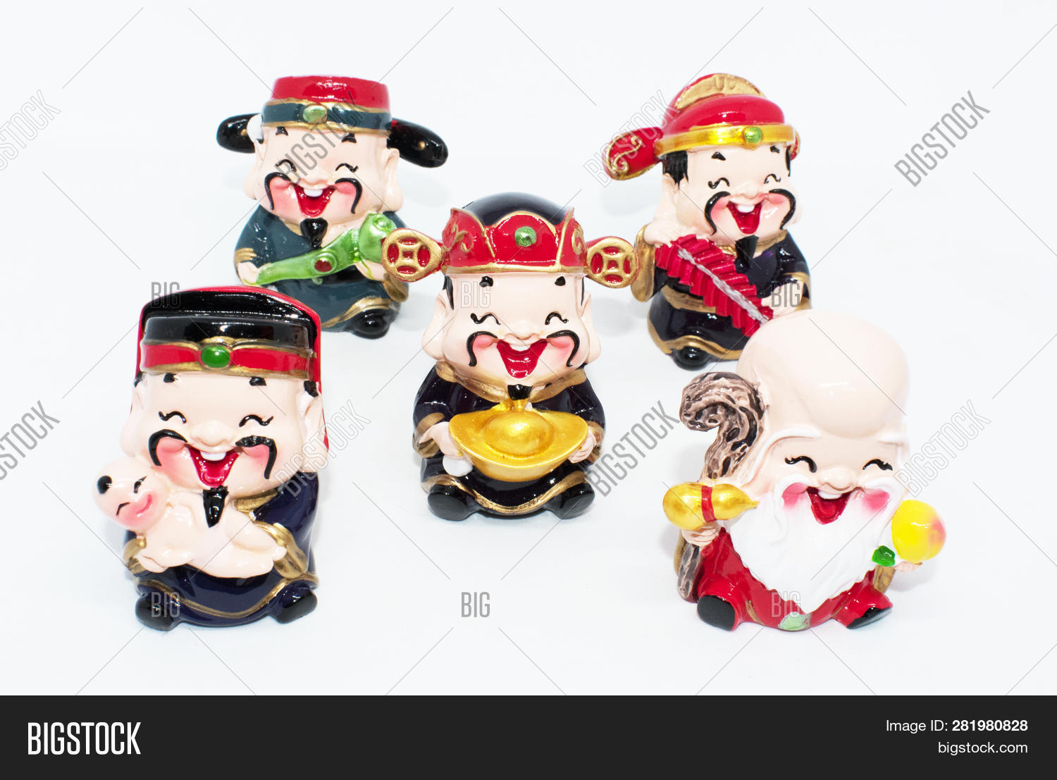 Fu Lu Shou - Chinese Image & Photo (Free Trial) | Bigstock