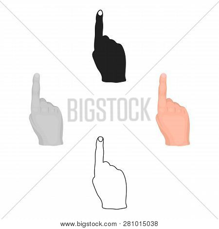 Raised Index Finger Vector & Photo (Free Trial) | Bigstock