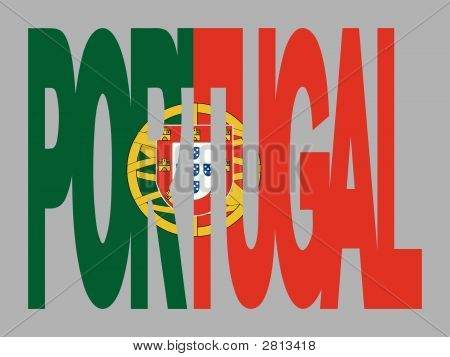 Portugal Text Vector & Photo (Free Trial) | Bigstock