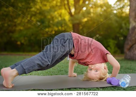 Little Boy Doing Image & Photo (Free Trial) | Bigstock
