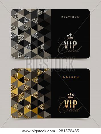 Vip Golden Platinum Vector & Photo (Free Trial) | Bigstock