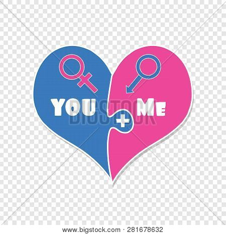 You Plus Me. Love. Vector & Photo (Free Trial) | Bigstock
