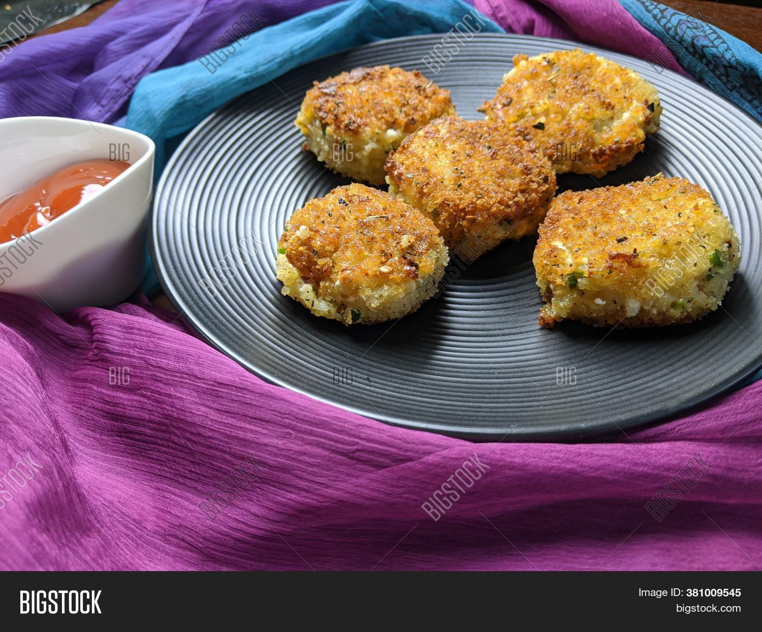 Plate Paneer Cutlet, Image & Photo (Free Trial) | Bigstock