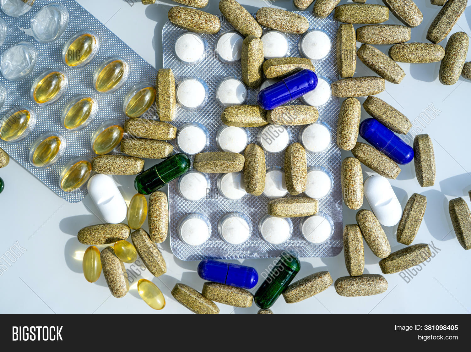 Close- Different Pills Image & Photo (Free Trial) | Bigstock