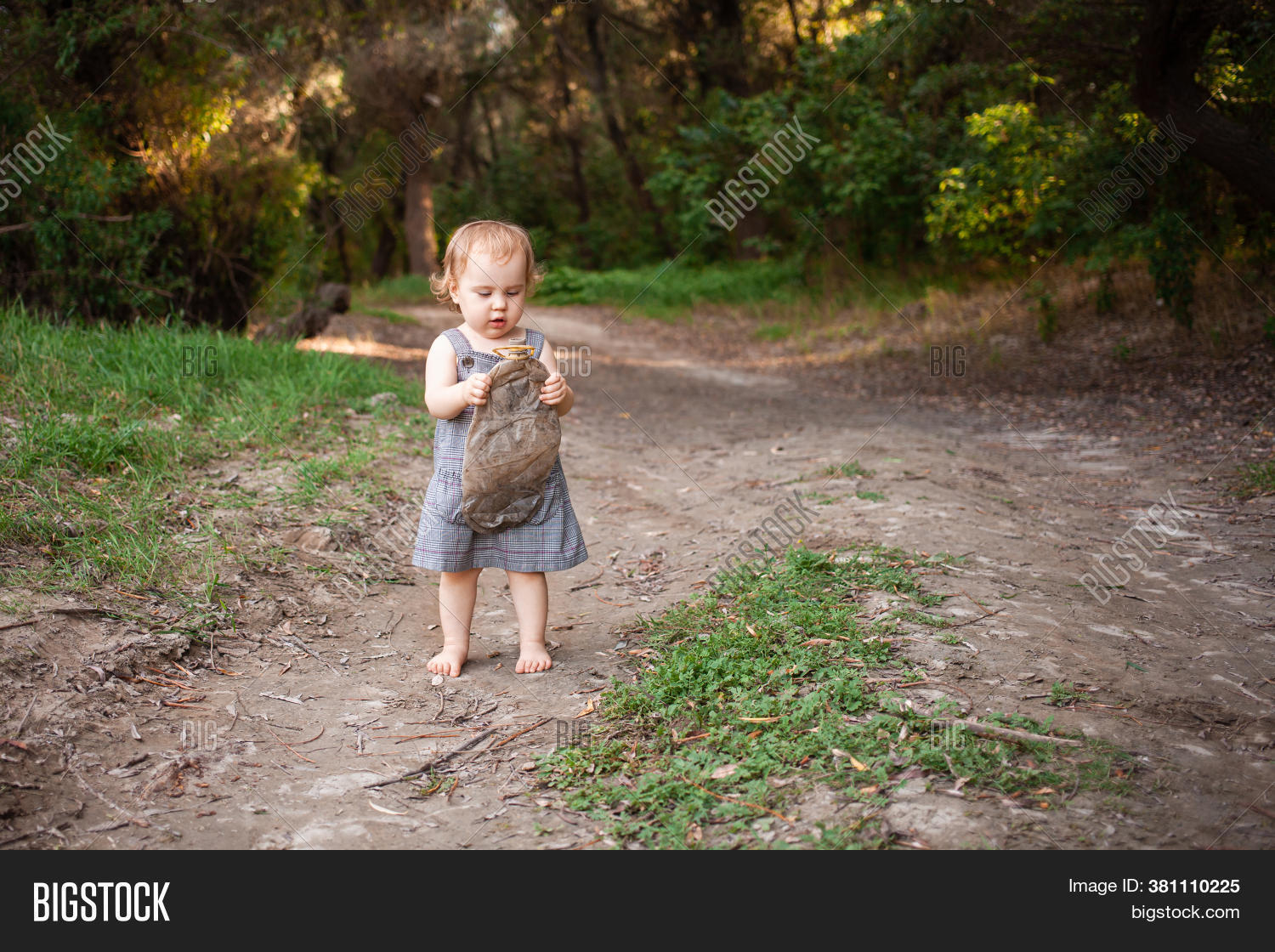 Child Collects Garbage Image & Photo (Free Trial) | Bigstock