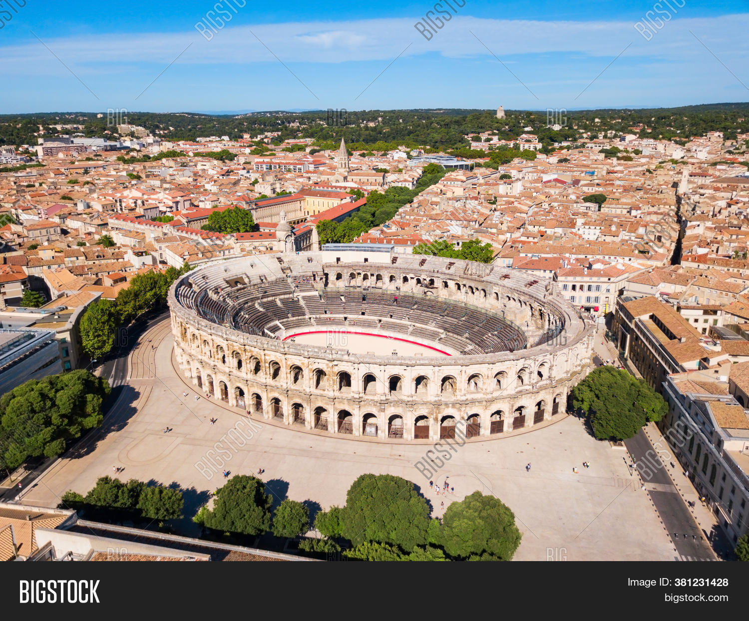 Nimes Arena Aerial Image & Photo (Free Trial) | Bigstock