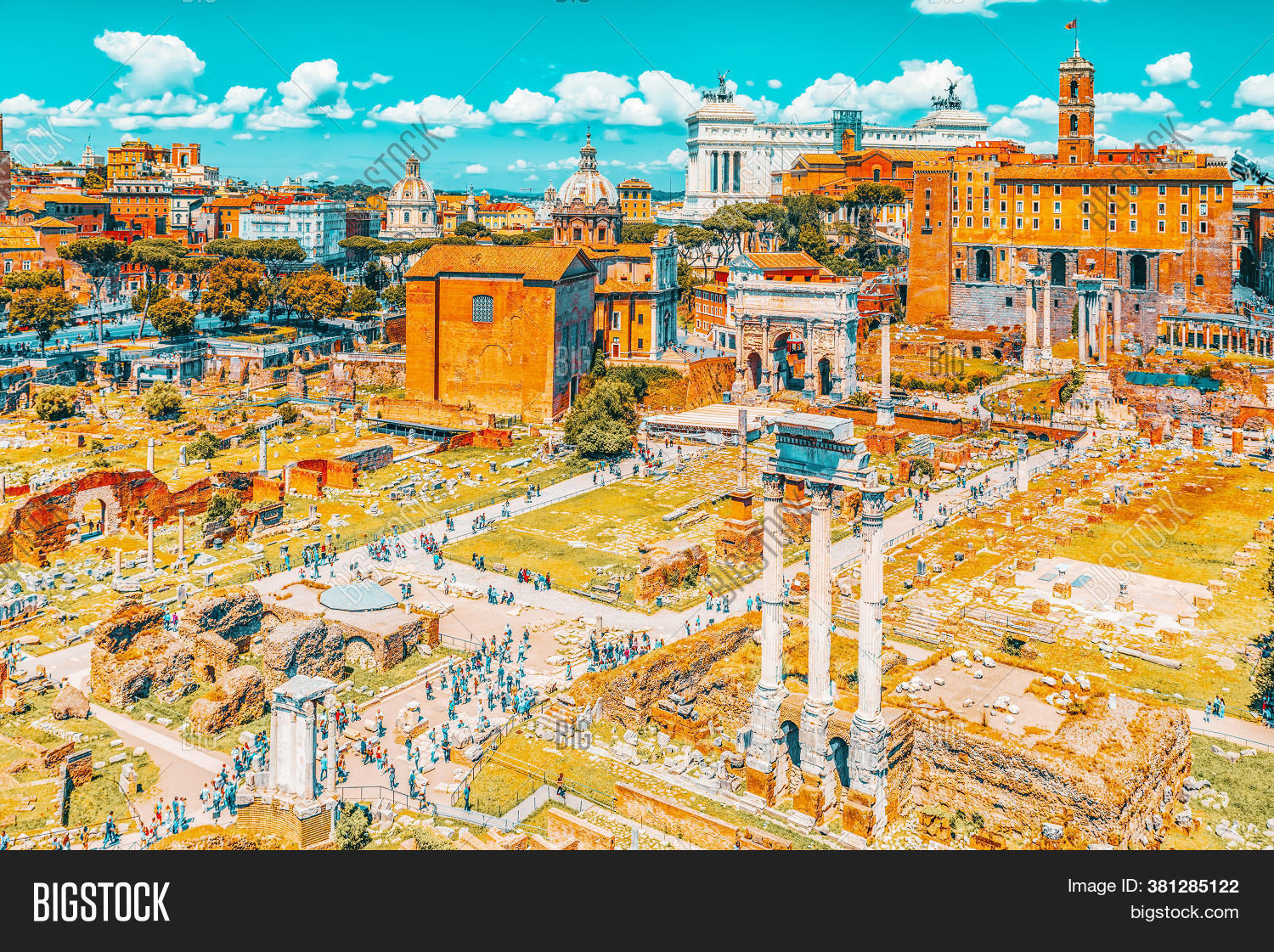 View Roman Forum Hill Image & Photo (Free Trial) | Bigstock