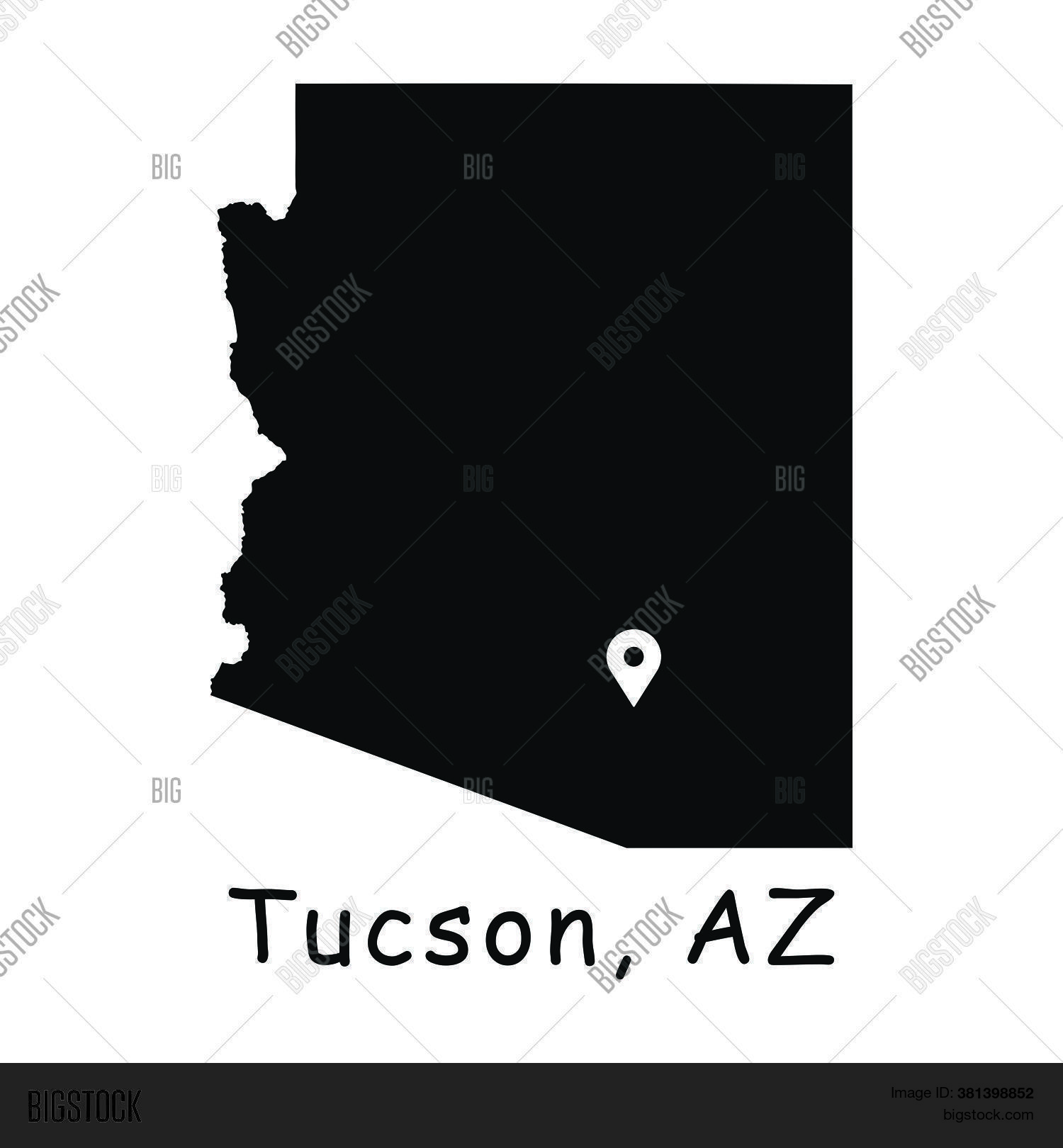Tucson On Arizona Vector & Photo (Free Trial) | Bigstock