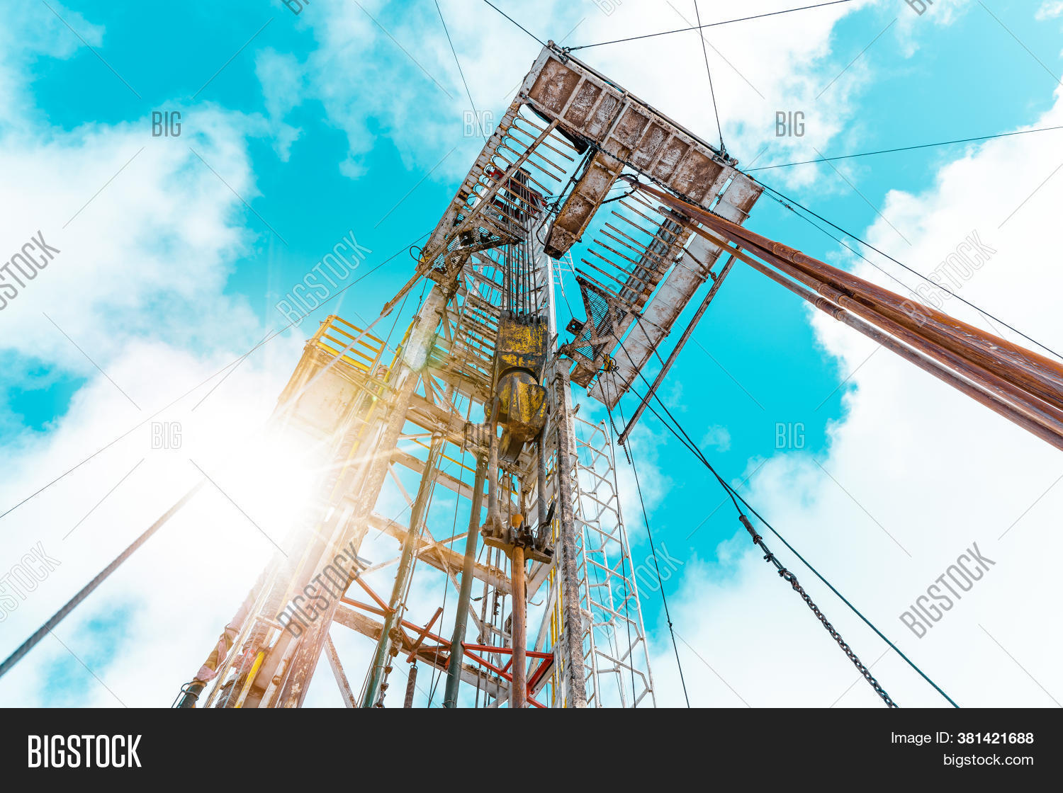Drilling Rig Tower Image & Photo (Free Trial) | Bigstock