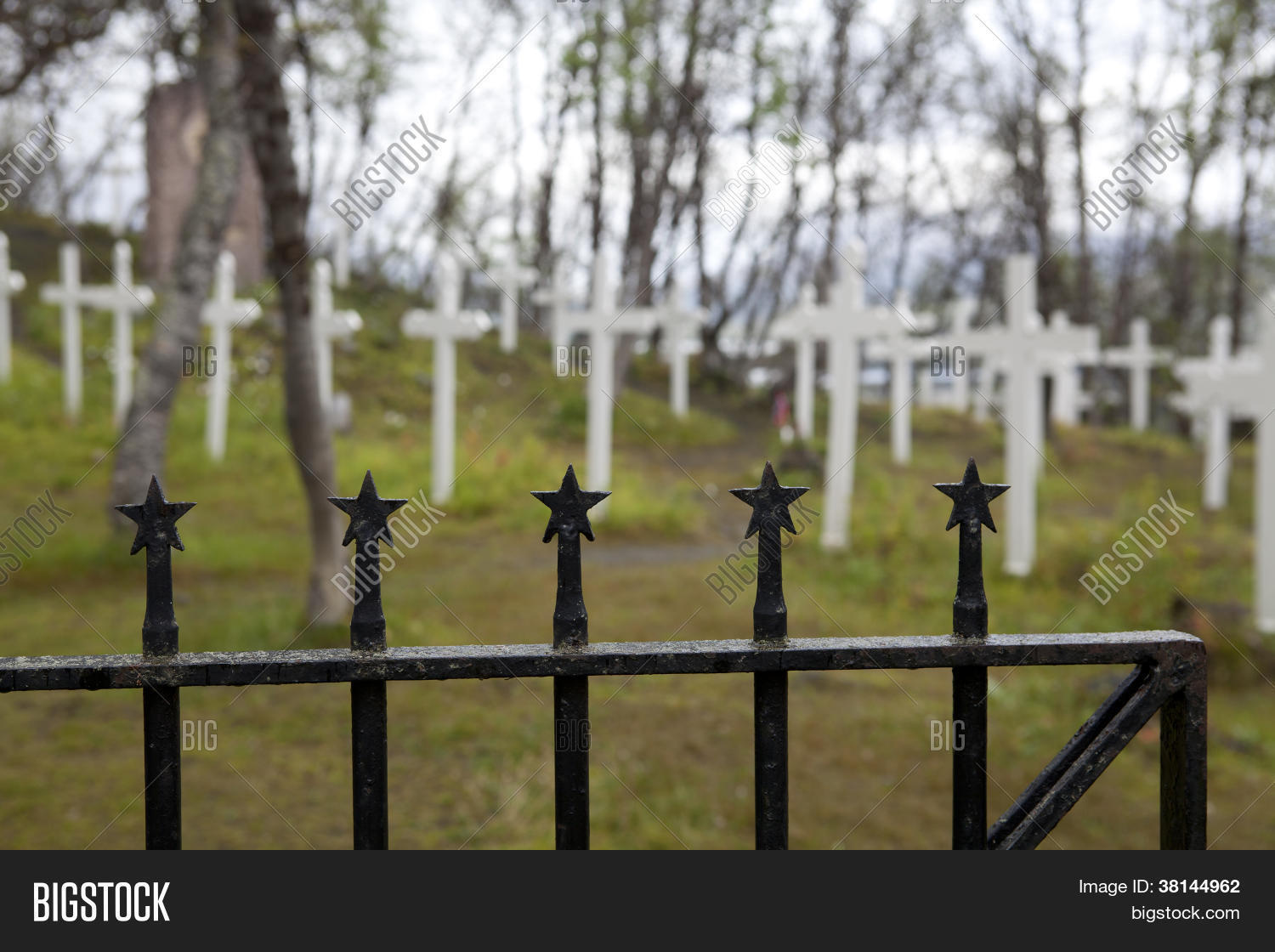 Gate Cemetery Image & Photo (Free Trial) | Bigstock