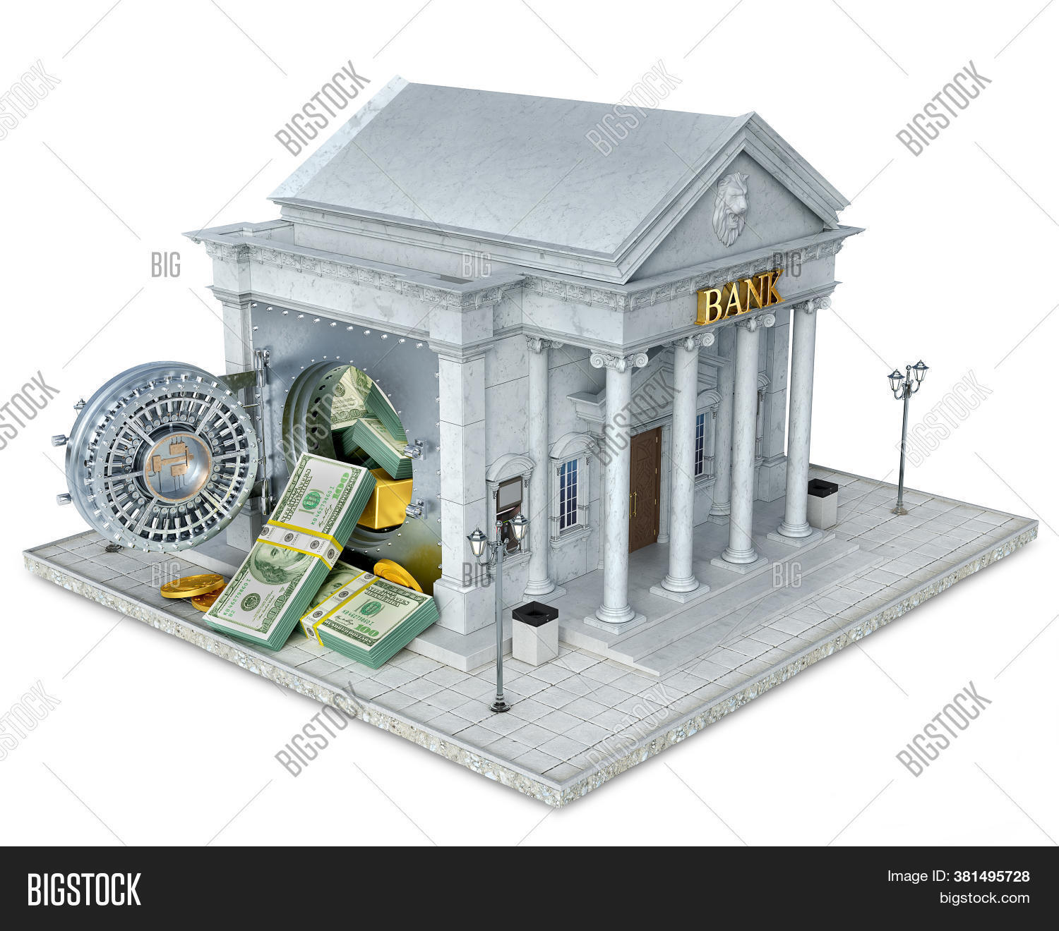 Concept Bank Building Image & Photo (Free Trial) | Bigstock